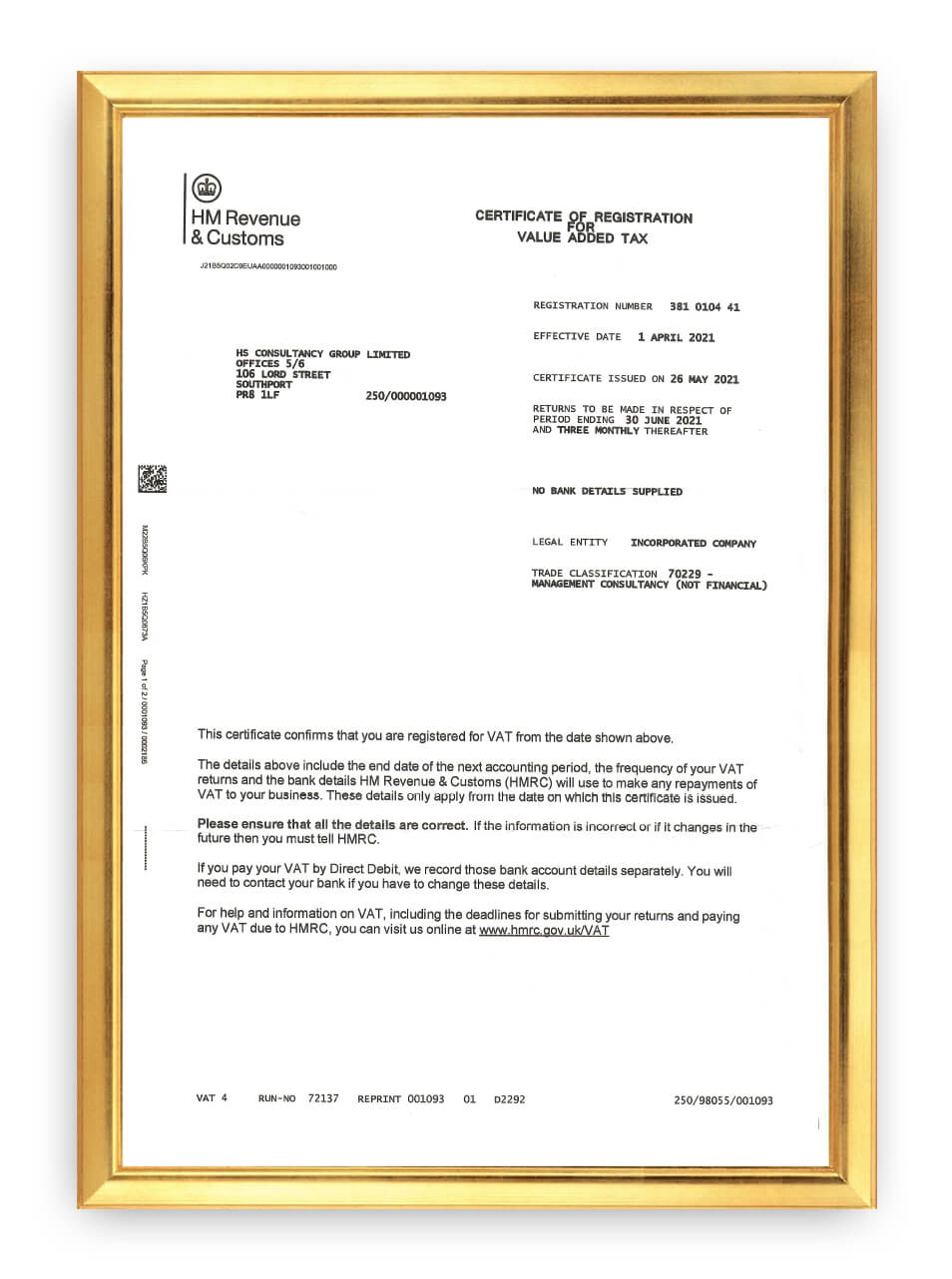 Credentials - HS Consultancy Group