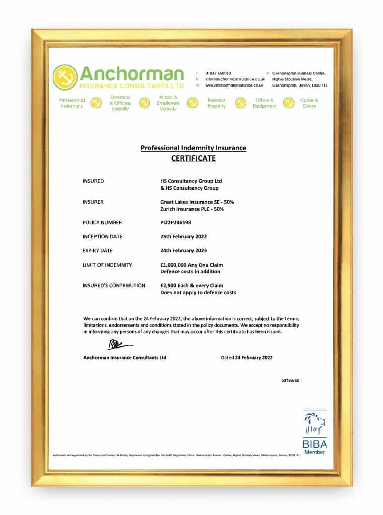 Credentials - HS Consultancy Group