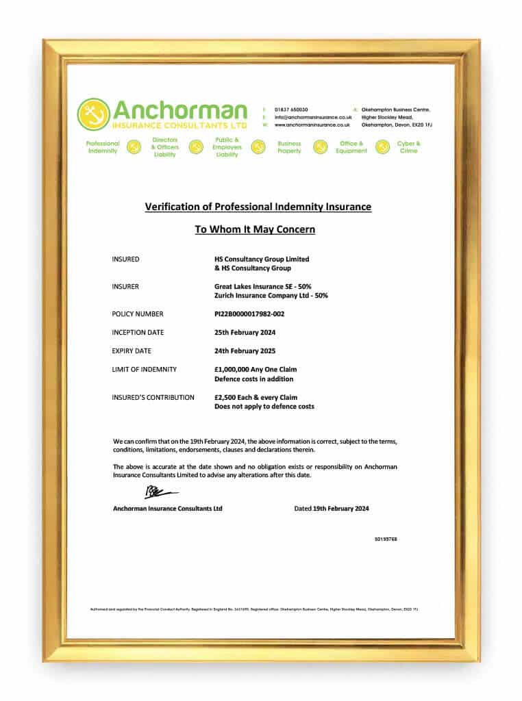 Credentials - HS Consultancy Group